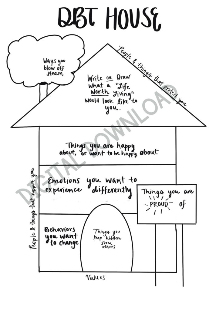Dbt House Worksheets - DBT Worksheets Dbt House Worksheets - DBT Worksheets